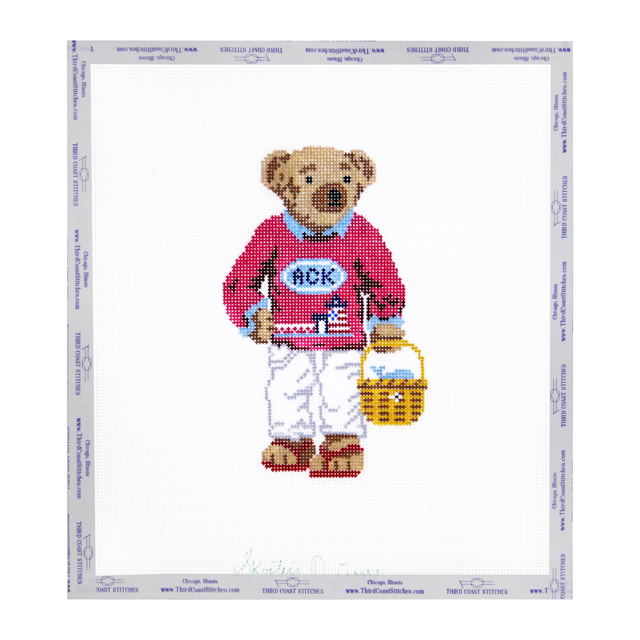 Nantucket Bear – Third Coast Stitches