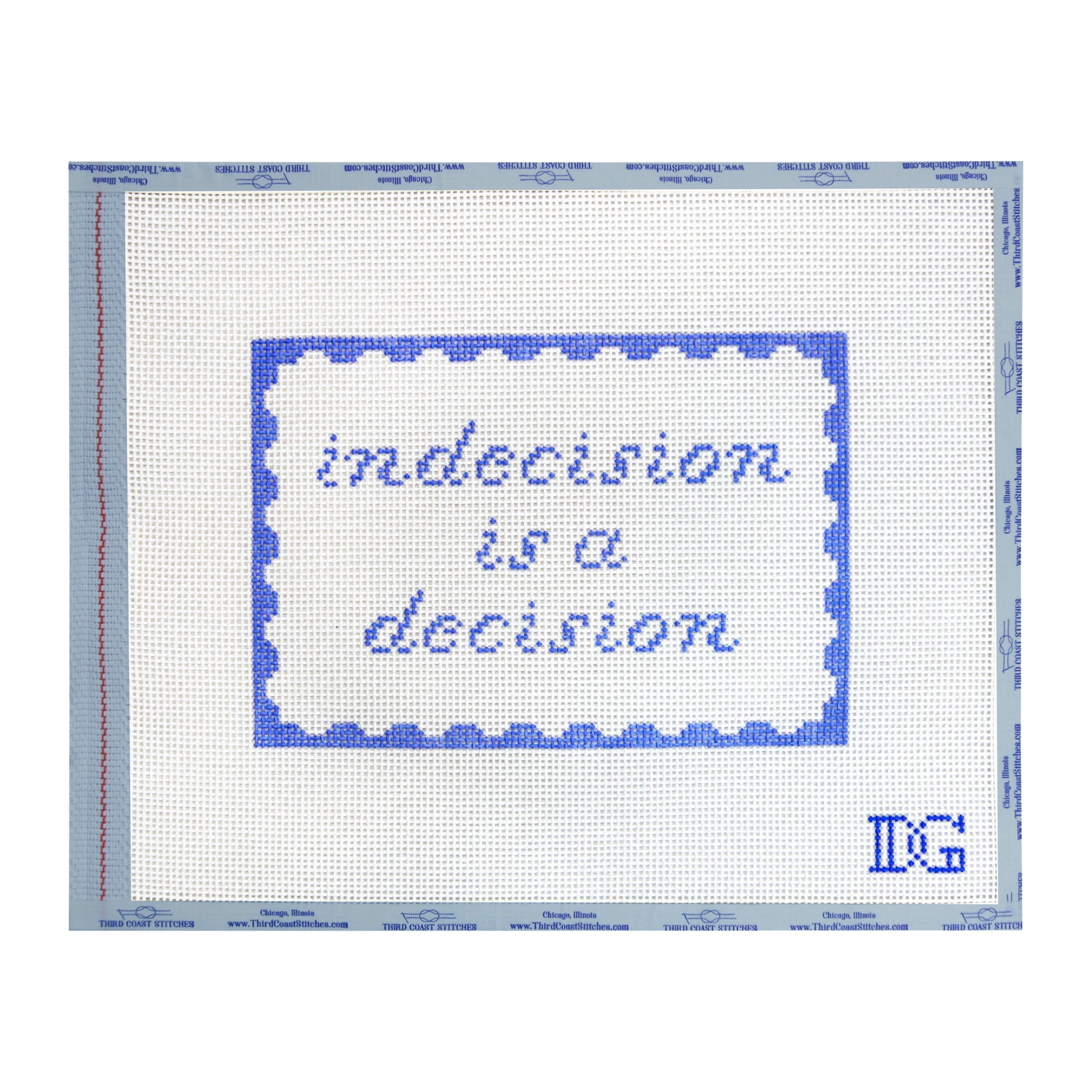 Indecision is a Decision - Blue – Third Coast Stitches