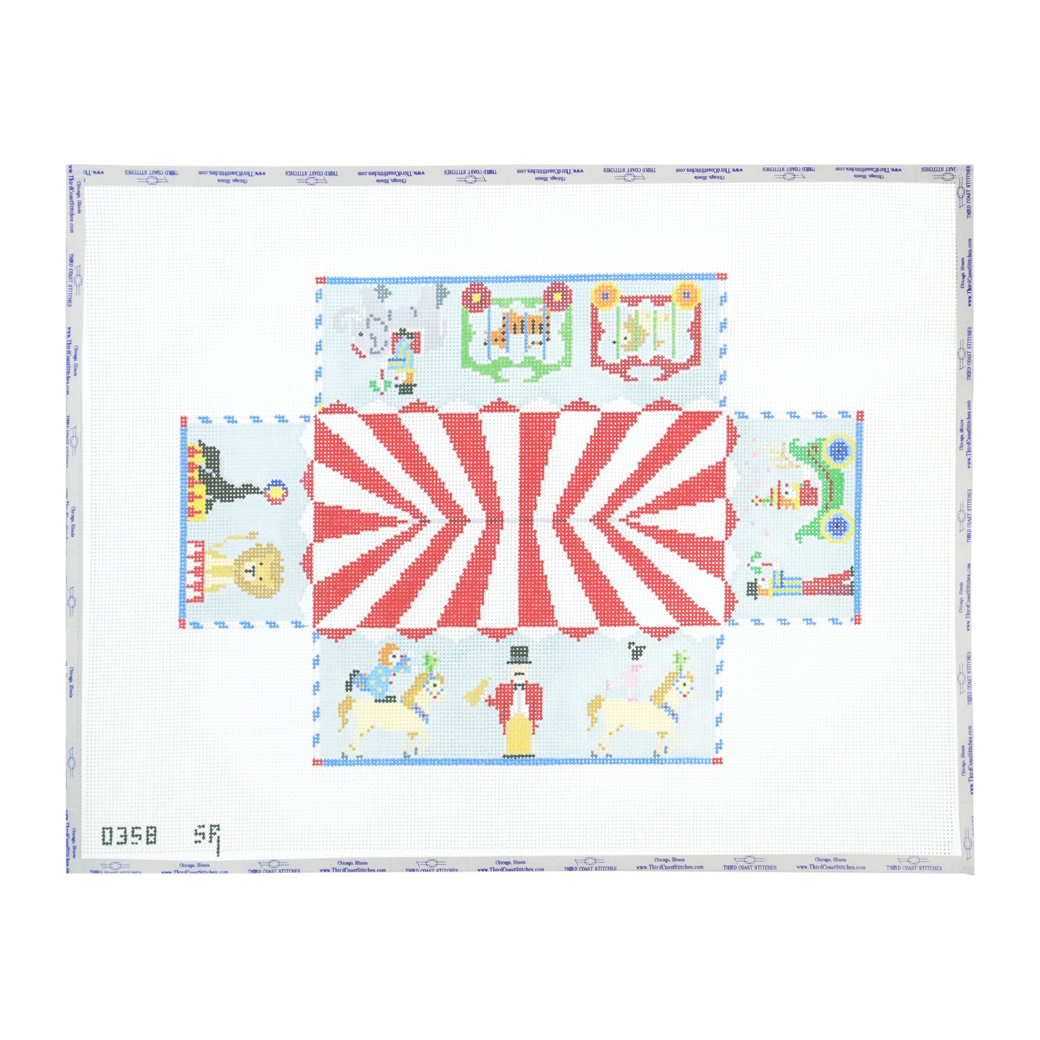 Circus Parade Brick Cover – Third Coast Stitches