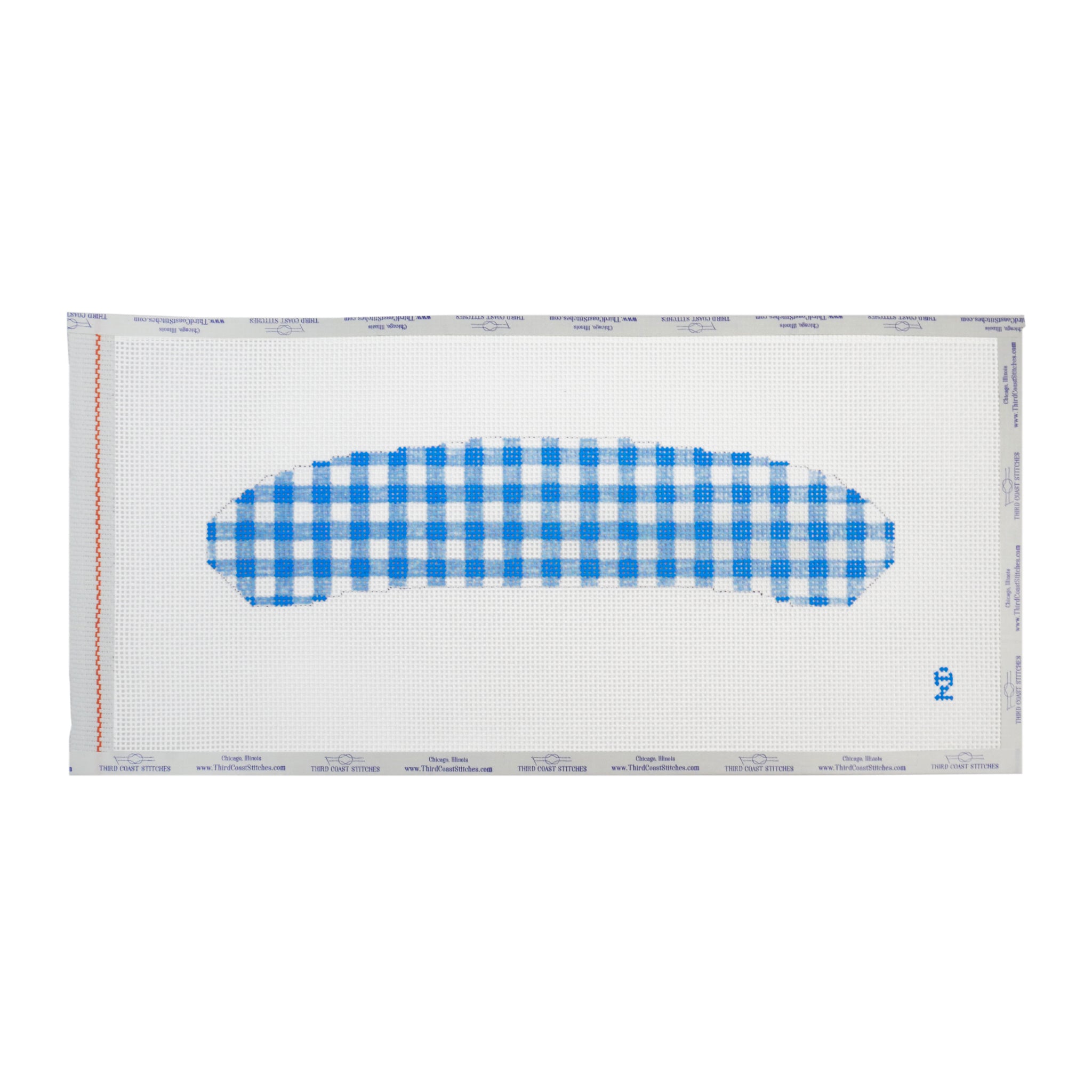 Blue Gingham Baby Hanger – Third Coast Stitches