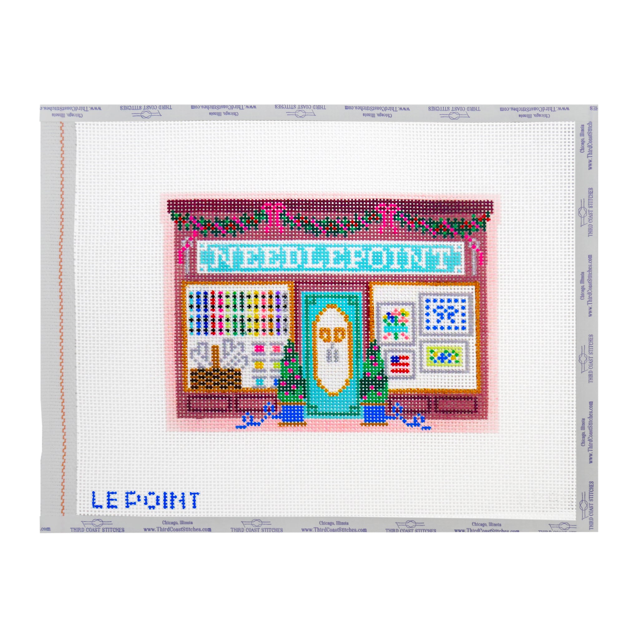 Christmas Village Needlepoint Shop – Third Coast Stitches